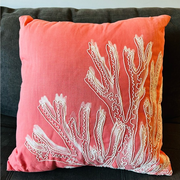 Threshold | Accents | Nwt Coral Decorative Pillow | Poshmark